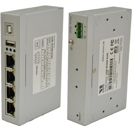 USB-4COM RJ45 4x RS232 industrial USB to serial converter